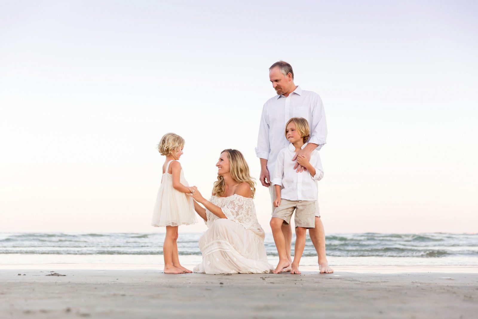 Pastel Family Pictures On The Beaches of Galveston - Fresh Light ...